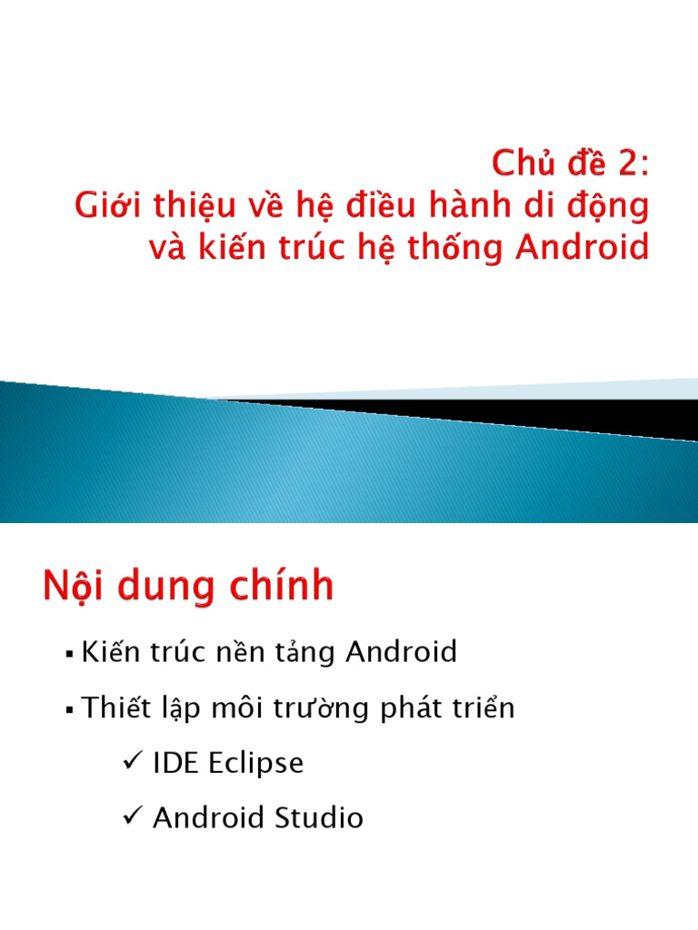 CR 424 - Lap Trinh Ung Dung Cho Cac Thiet Bi Di Dong - 2020S - Lecture Slides - 2 | PDF