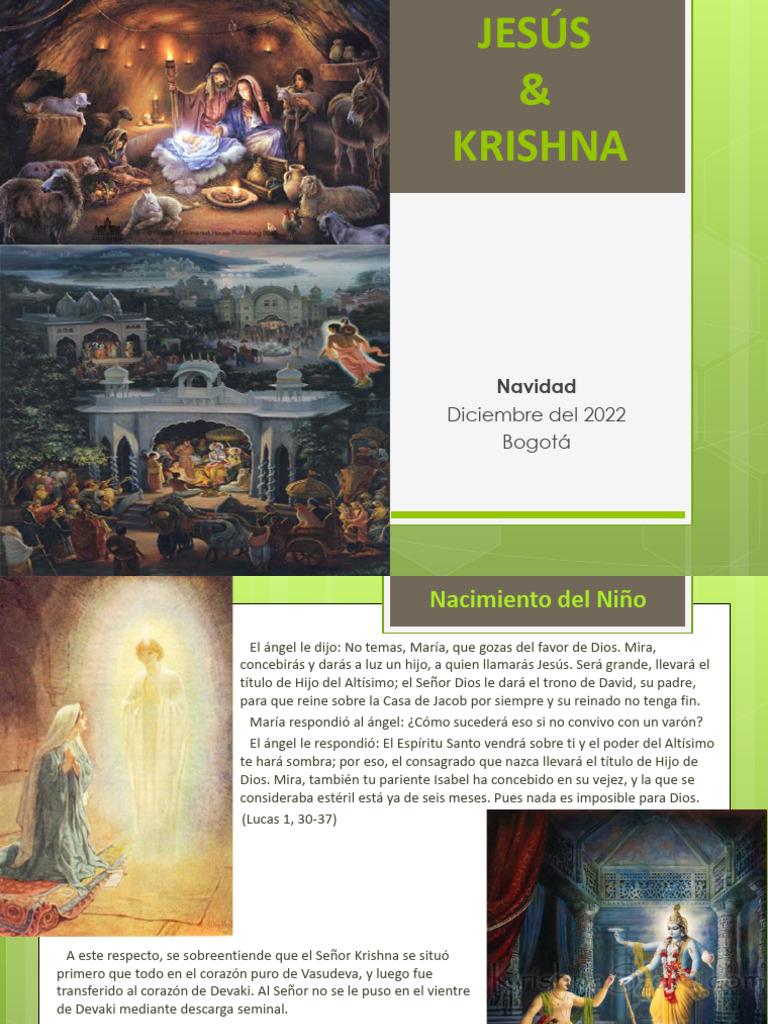 Krishna y Jesús: Nacimientos Sagrados | PDF | Krishna | Hinduismo