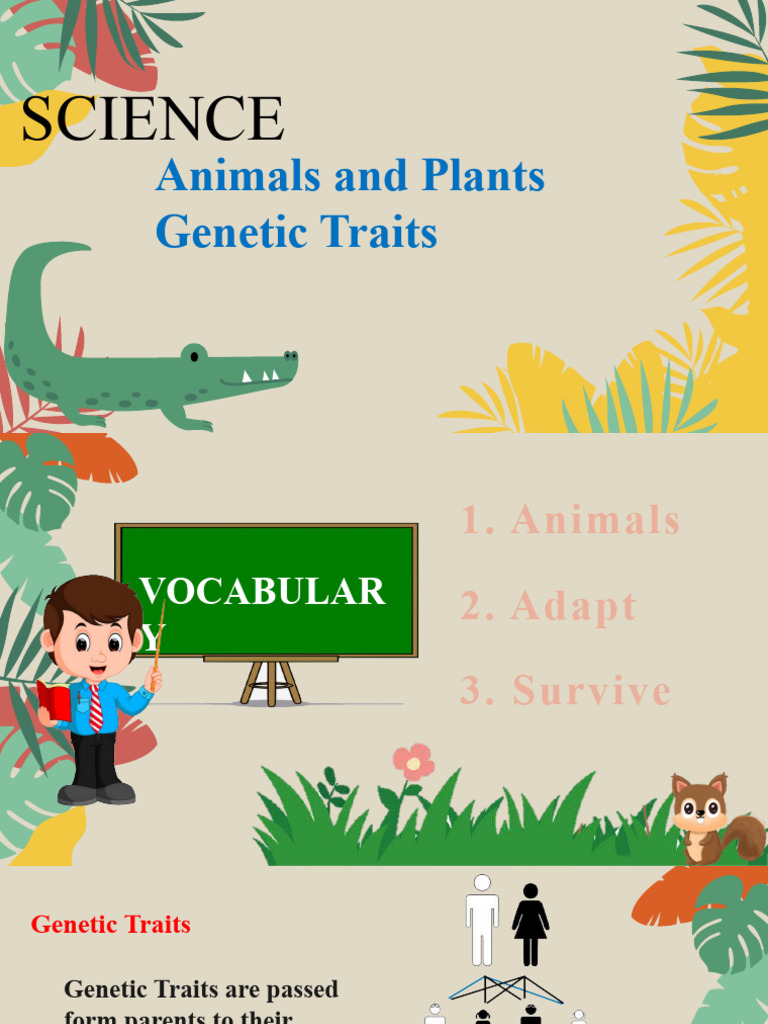 Animal and Plant Genetic Traits 2 | PDF | Genetics | Flowers