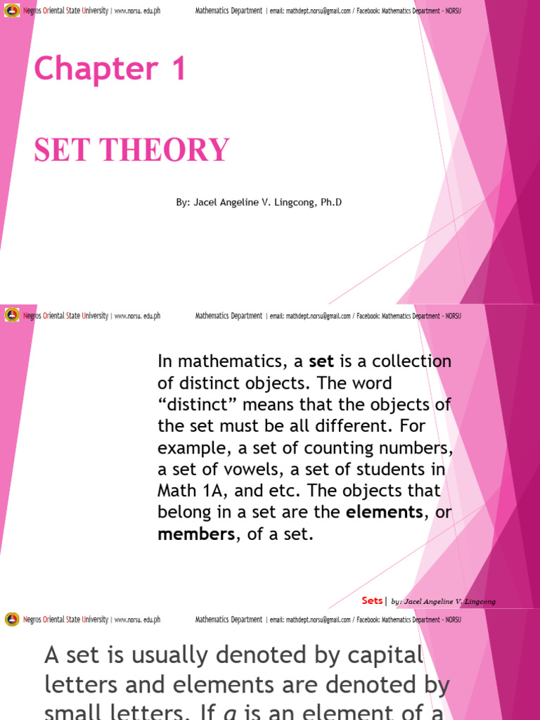 Understanding Set Theory Basics | PDF | Set (Mathematics) | Mathematics
