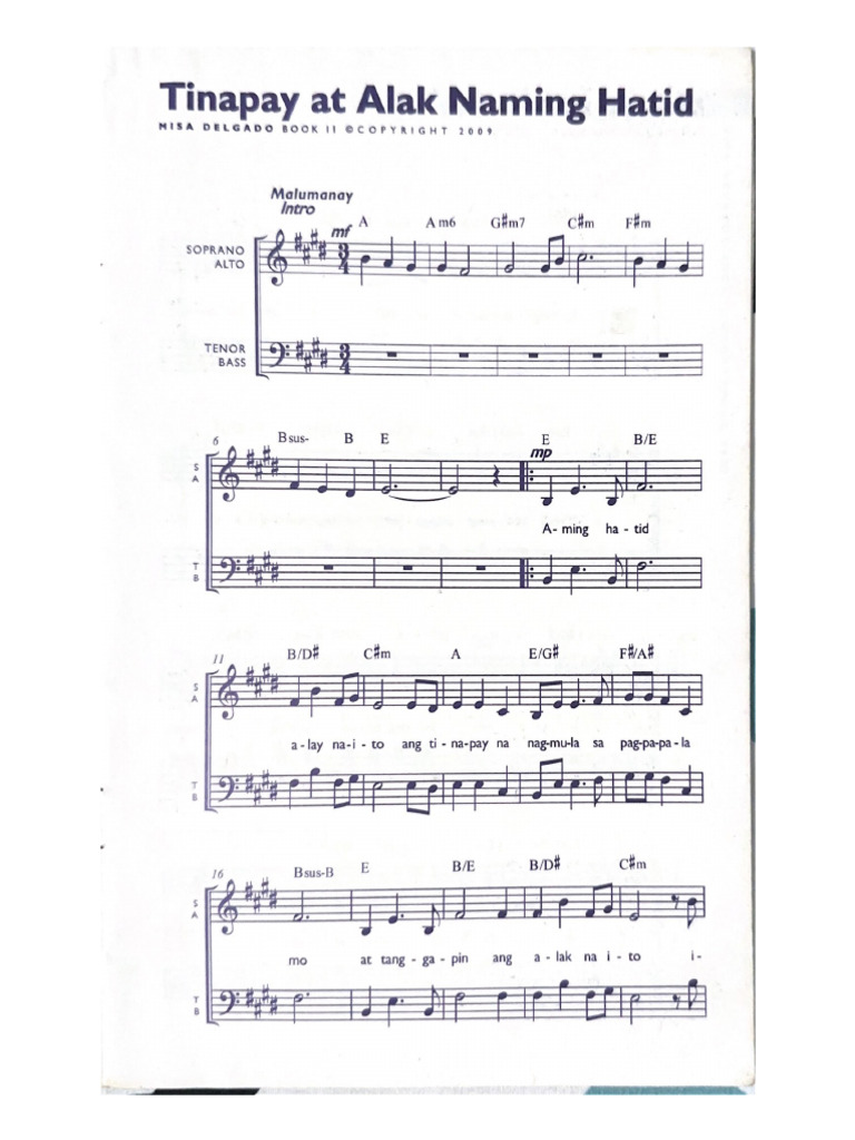 Tinapay at Alak Naming Hatid | PDF