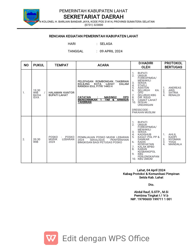 Rengiat 05 April 2024 | PDF