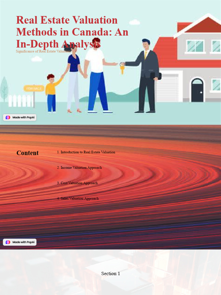 Canadian Real Estate Valuation Methods | PDF | Valuation (Finance ...