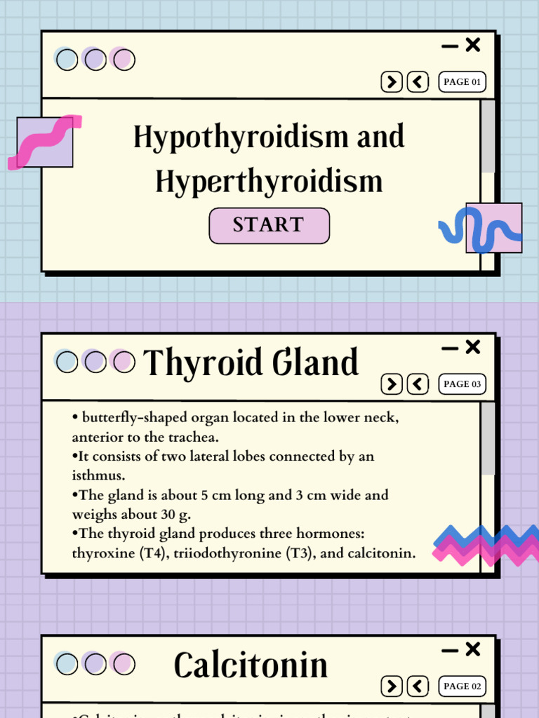 Thyroid Disorders: Hypothyroidism & Hyperthyroidism | PDF ...