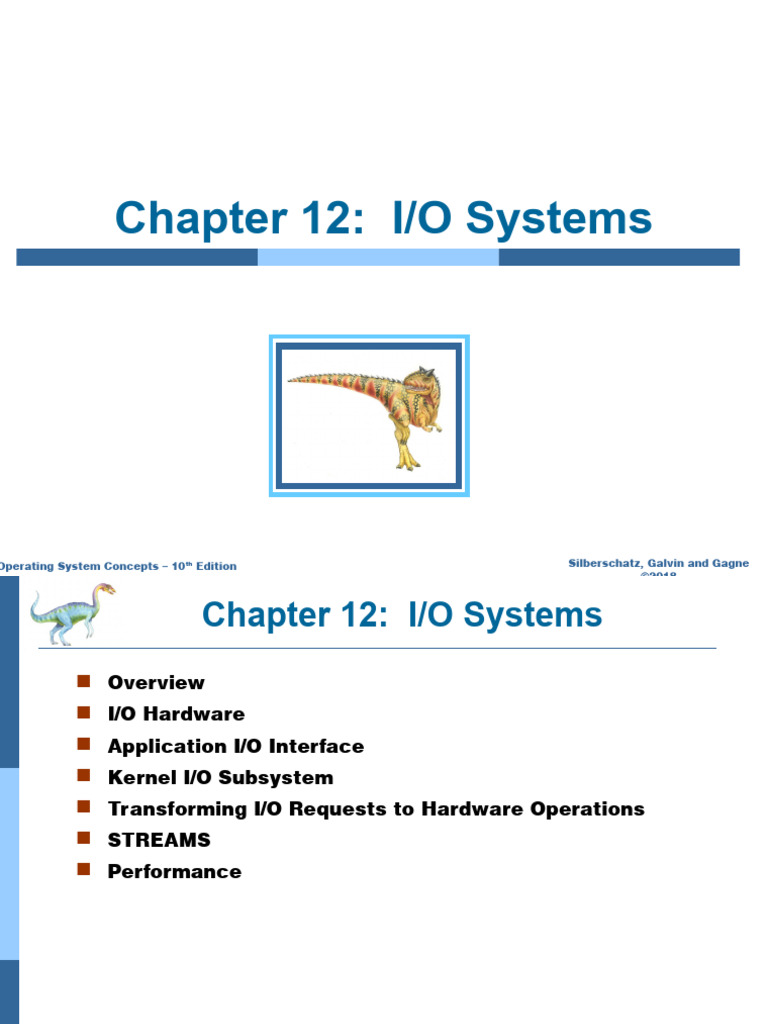 CH 12 | PDF | Operating System | Input/Output