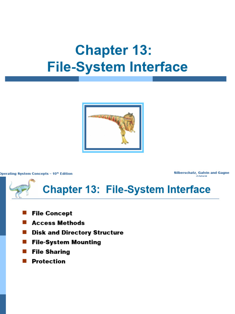 CH 13 | PDF | Computer File | File System