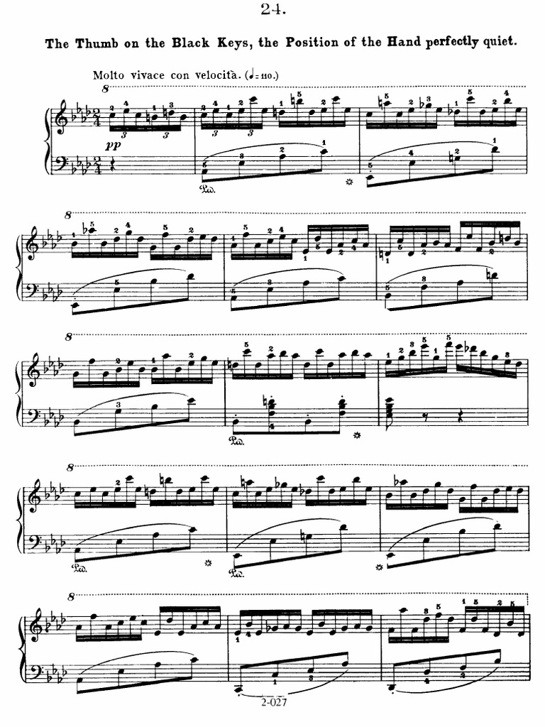 Czerny Op740 No24 | PDF