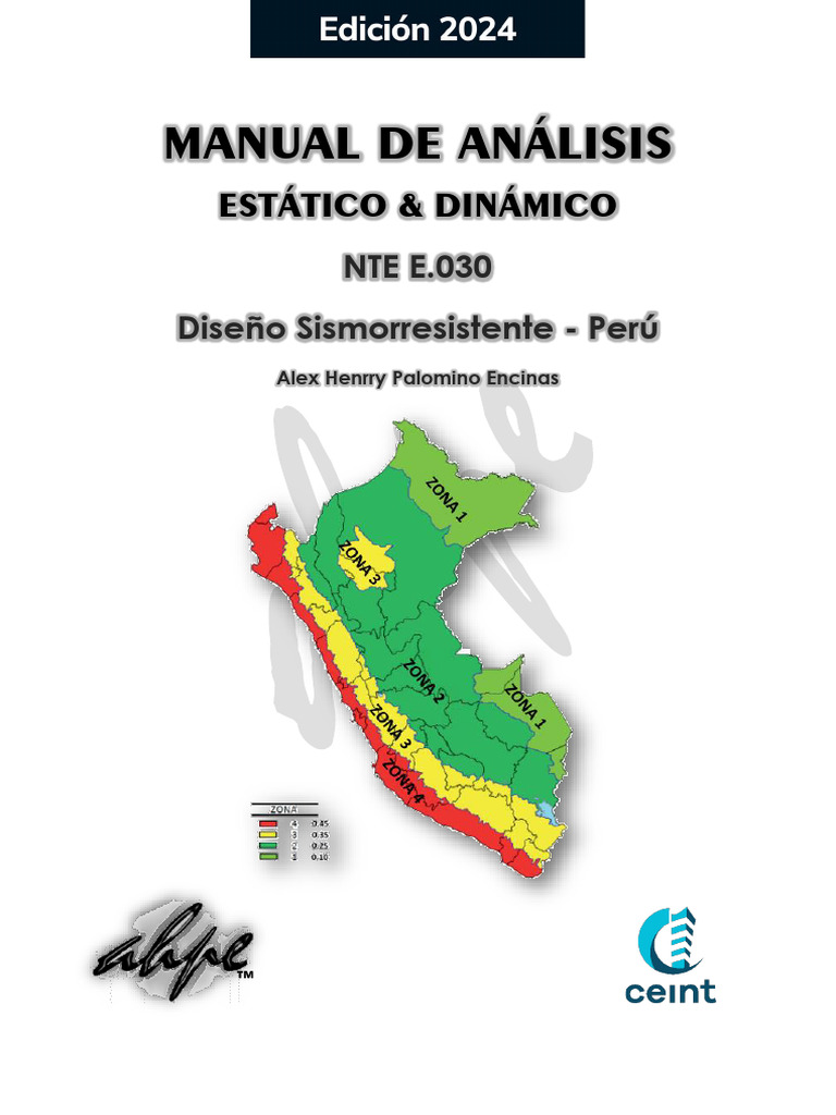 2024-Manual de Análisis Estático y Dinámico Según La NTE E.030 | PDF | Hormigón | Rigidez