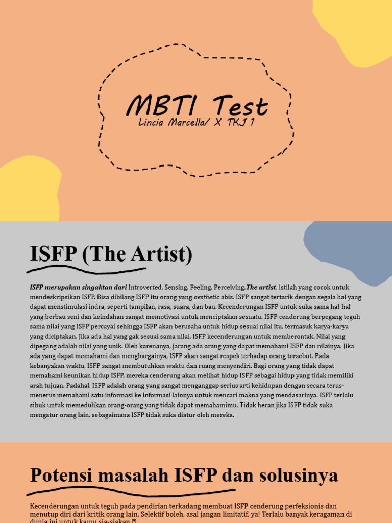 MBTI Test | PDF