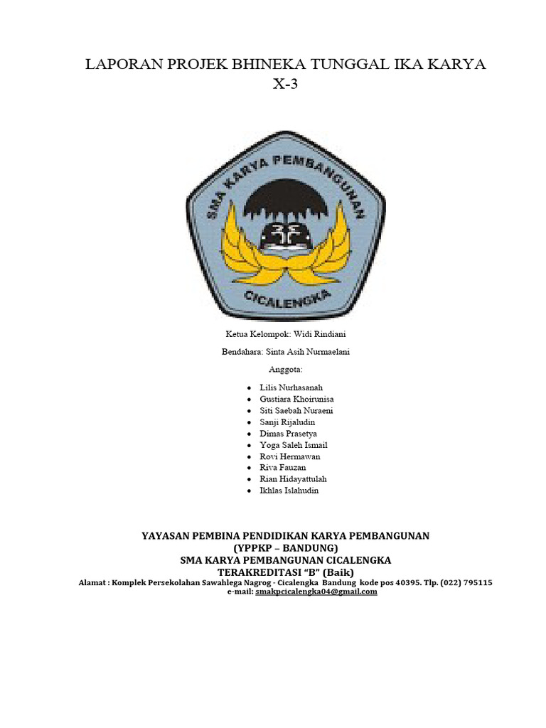 Laporan Projek P5 Seni Tari Jaipong | PDF
