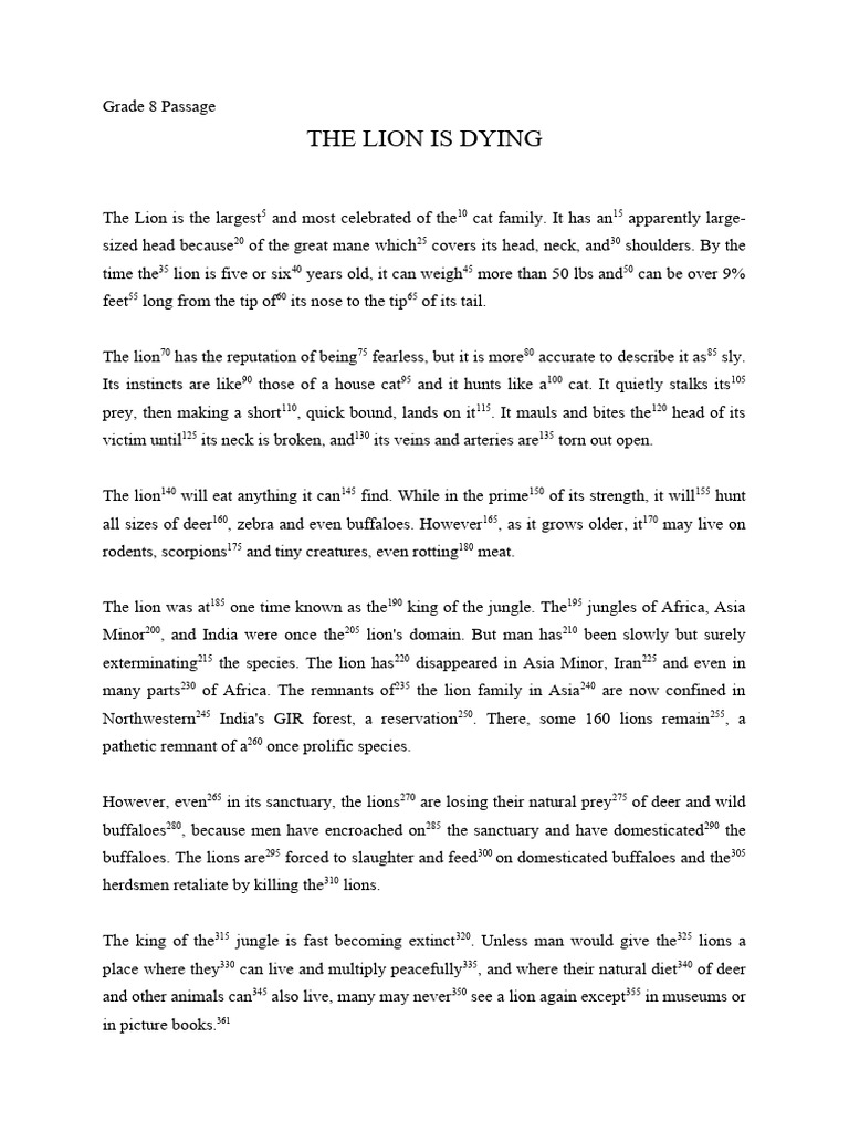 Reading Passages Grades 8 12 English | PDF | Water | Water Purification