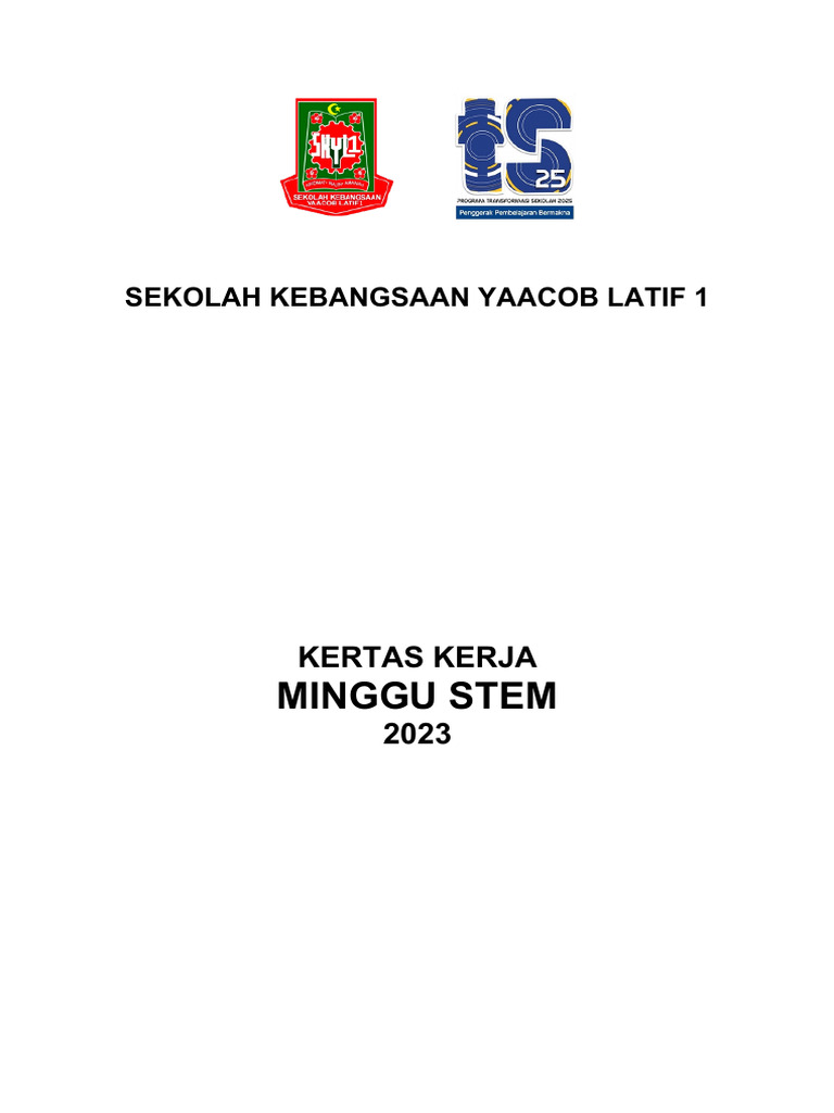 Kertas Kerja Minggu STEM 2023 | PDF