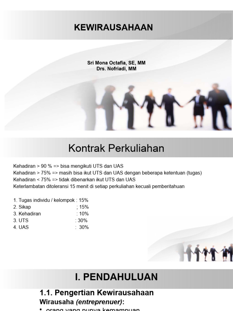 Panduan Kewirausahaan dan Etika Bisnis | PDF