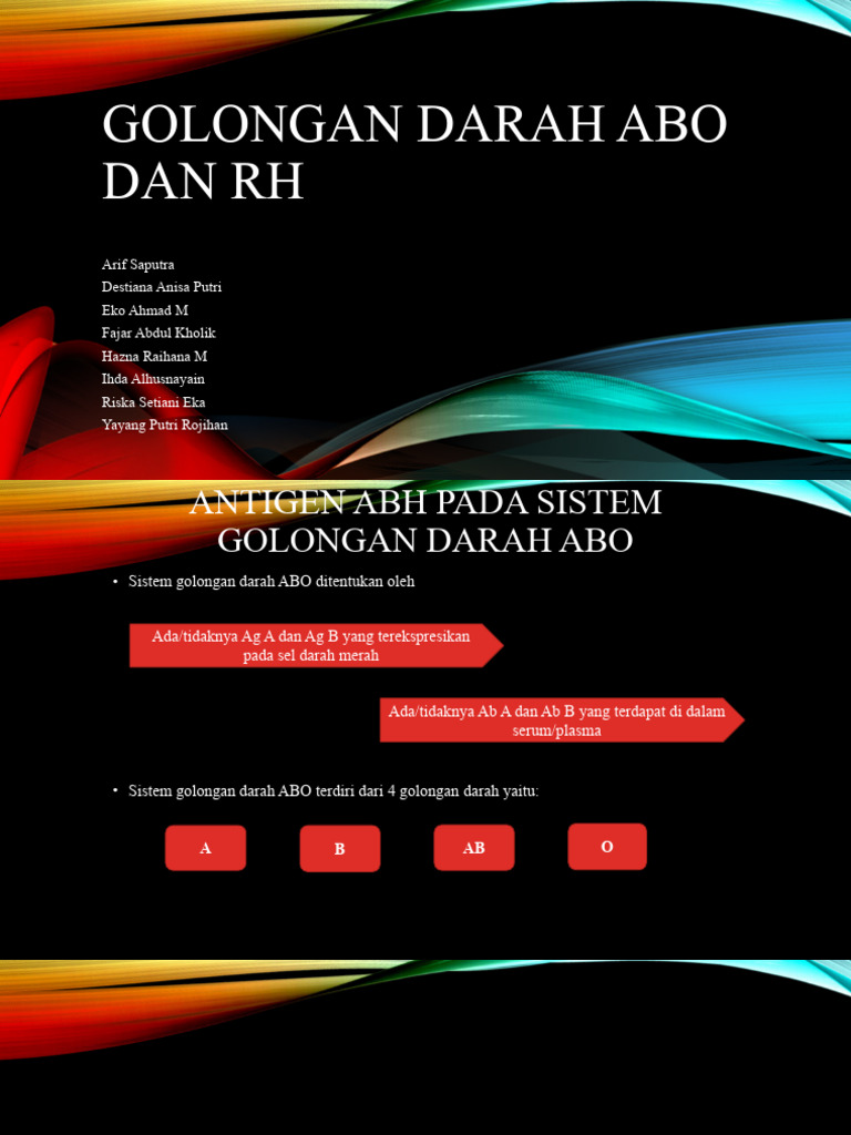 Golongan Darah Abo Dan RH | PDF