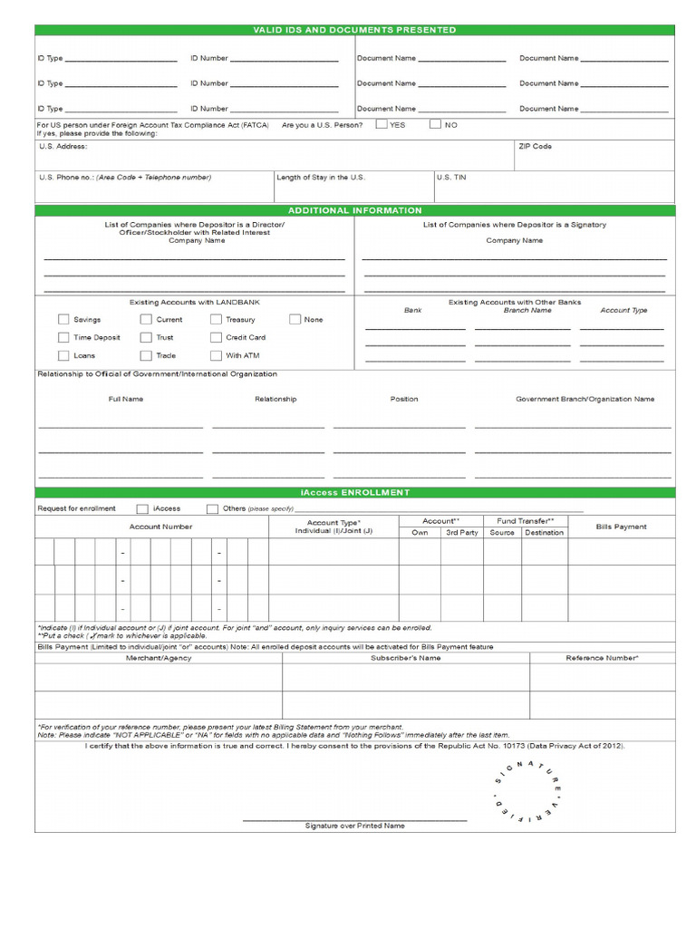 LBP Information Sheet | PDF