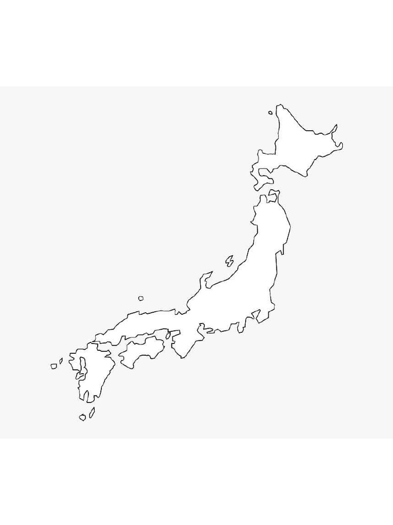 Printable Japan World Map Templates | PDF