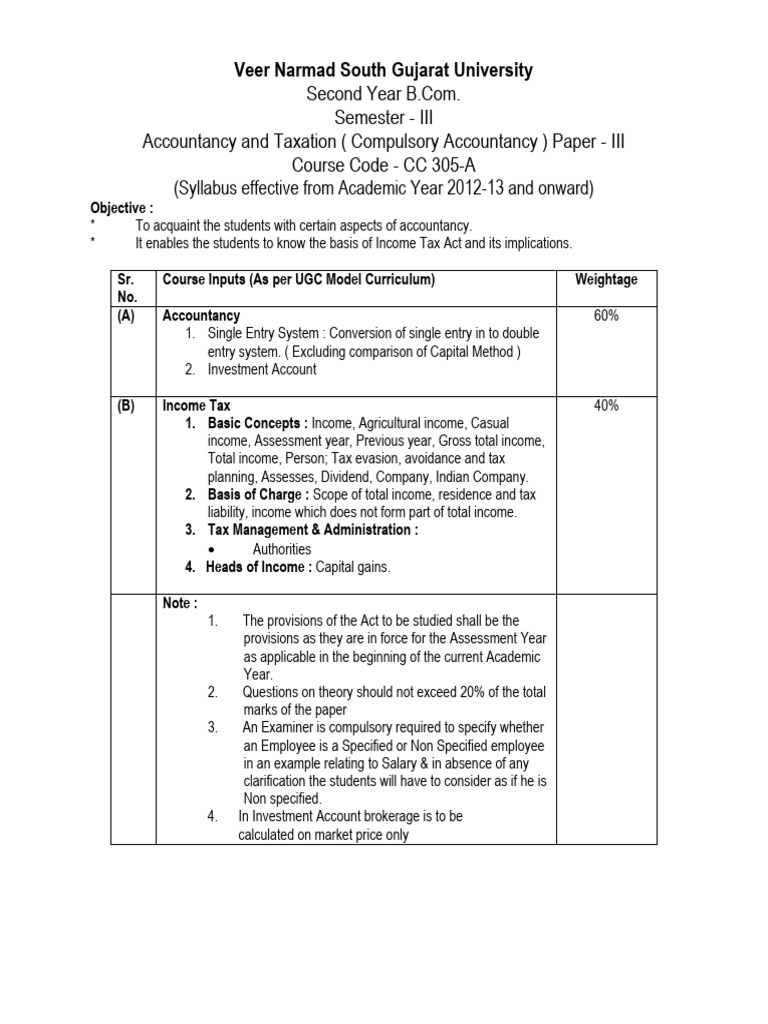 Sem.3,4 Account | PDF | Taxes | Income Tax