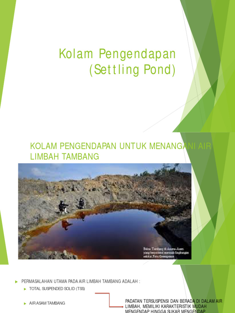 Kolam Pengendapan (Settling Pond) | PDF