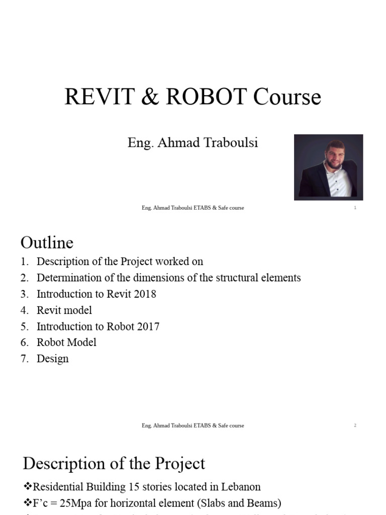 1.1 Revit and Robot Course | PDF | Building Technology | Architectural ...