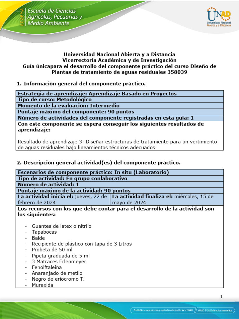 Guía para El Desarrollo Del Componente Práctico - Unidad 3 - Fase 6 ...
