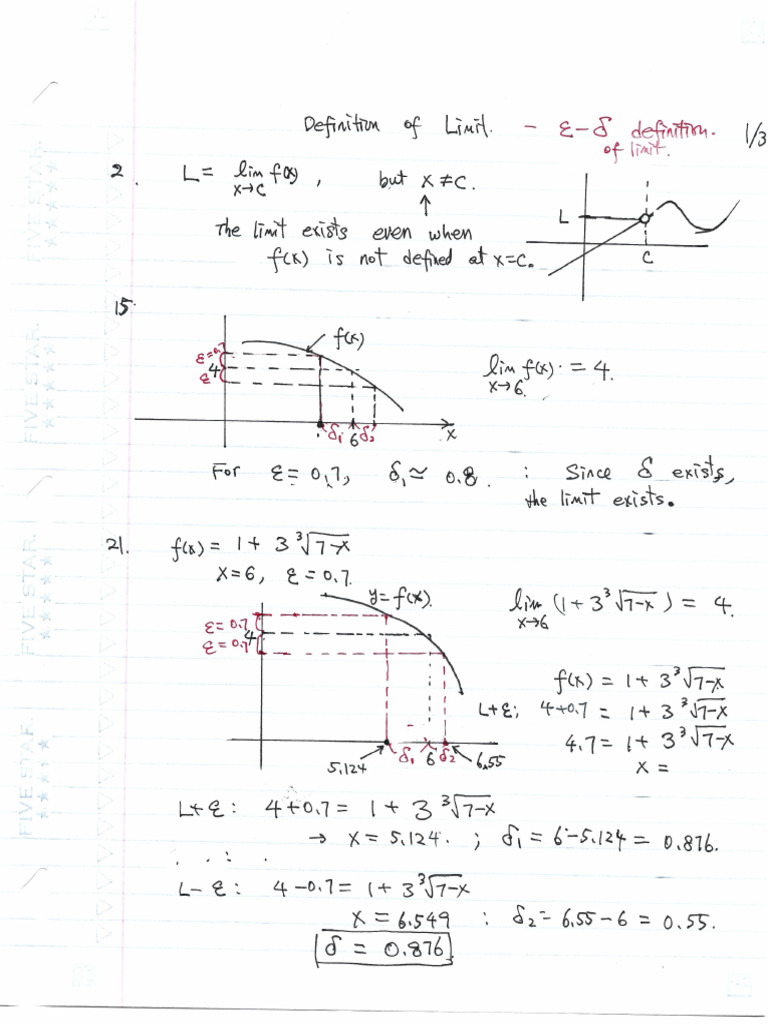 Epsilong Delta | PDF