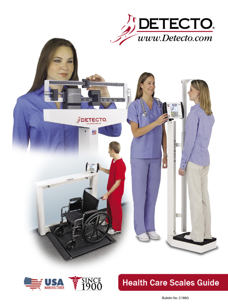 Detecto Health-Care-Scales Guide | PDF | Weighing Scale | Electronic ...