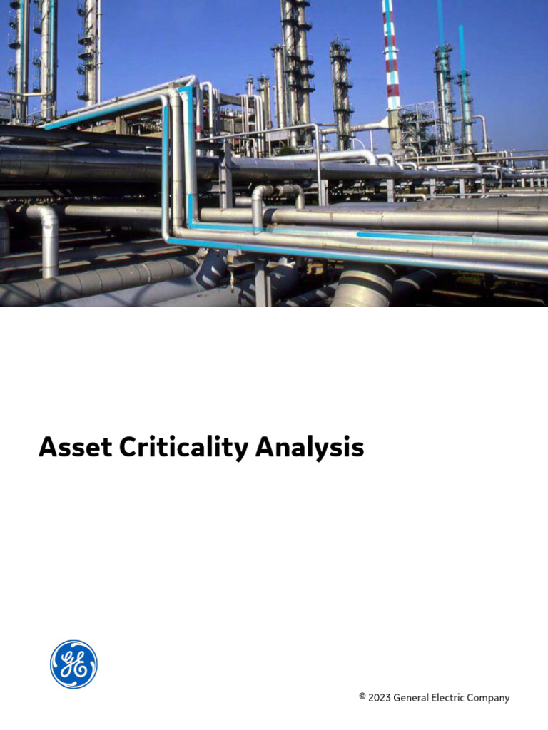 Asset Criticality Analysis | PDF | Risk | Reliability Engineering