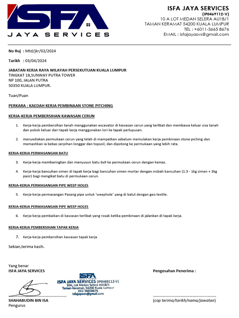 Method Stone Pitching | PDF