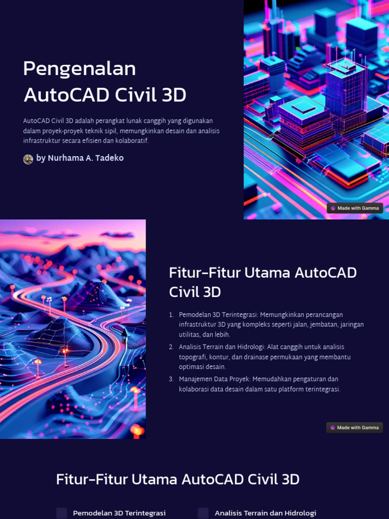 Pengenalan AutoCAD Civil 3D | PDF