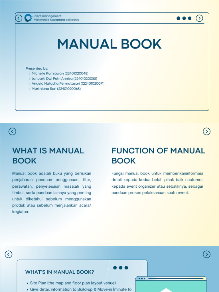 Manual Book | PDF