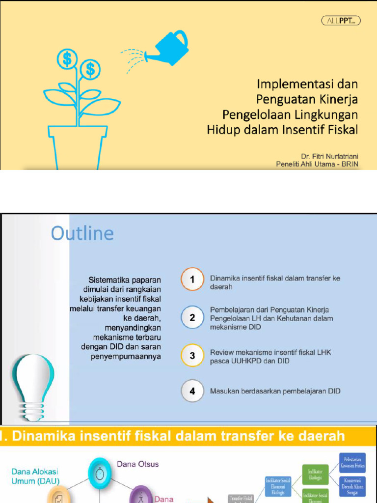1.b. PPT Insentif Daerah Berbasis Ekologi | PDF