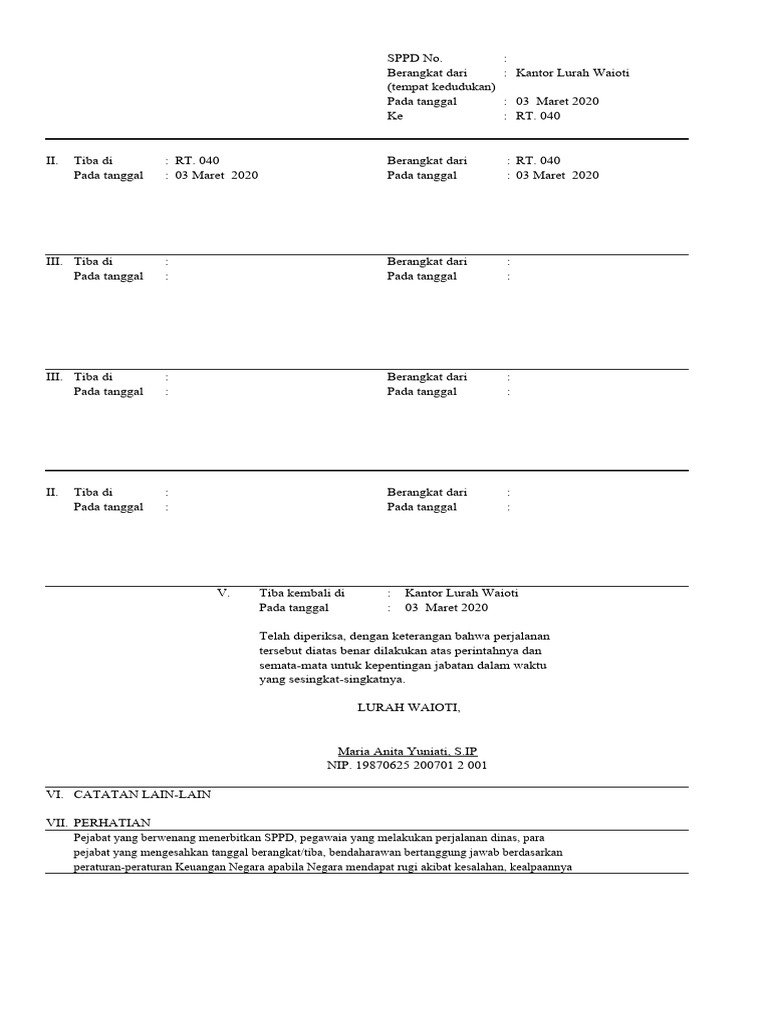 Pengukuran Tanah Di RT. 040 TGL 3 Maret 2020 | PDF