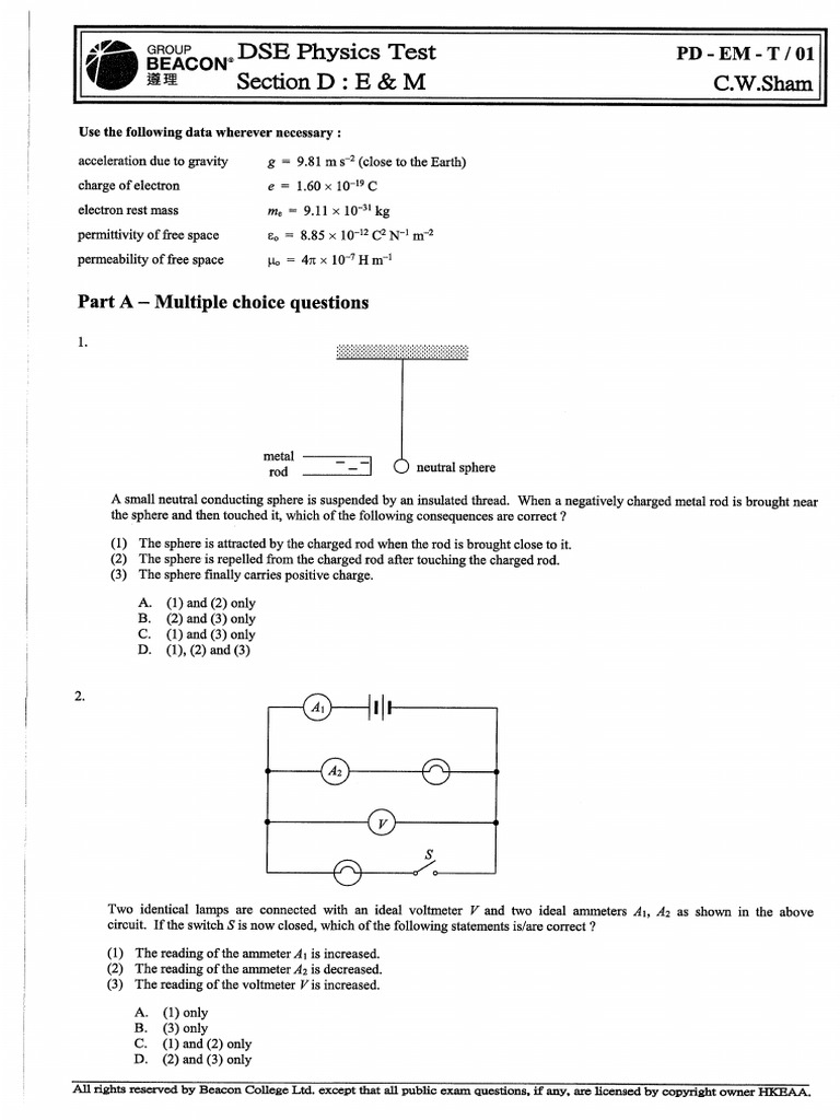 Section D Rev Test | PDF