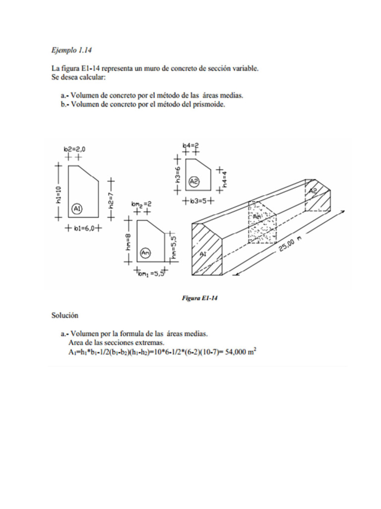 Ejercicio Prismatoide | PDF