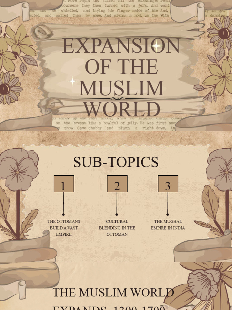 Group 1 World History 2 Reporting | PDF | Ottoman Empire | Mughal Empire