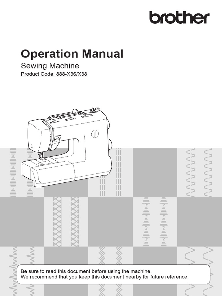 Brother HF37 | PDF | Sewing | Manufactured Goods