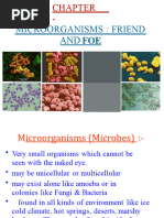 Notes of CH 2 Microorganisms - Friend and Foe - Class 8th Science | PDF ...