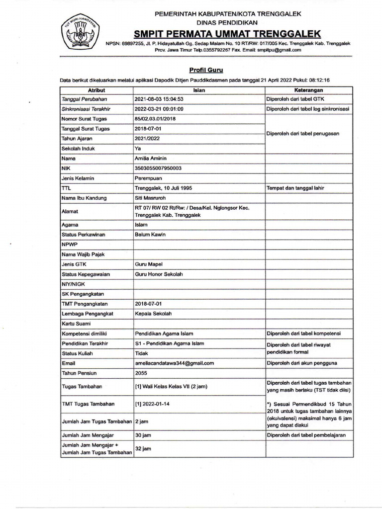 Pengajuan Emis | PDF