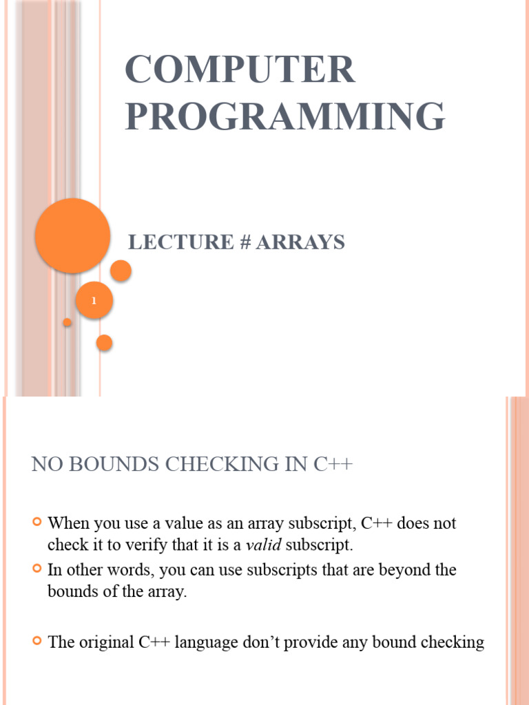 Array Points Pdf Computer Programming Software Engineering 2047