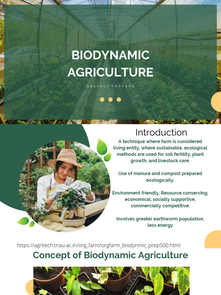Biodynamic Agriculture | PDF | Organic Farming | Agriculture