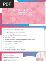 Housekeeping Butler Script | PDF