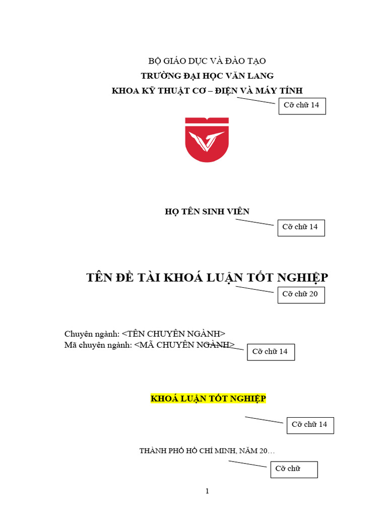 Mau Khoa Luan Tot Nghiep | PDF