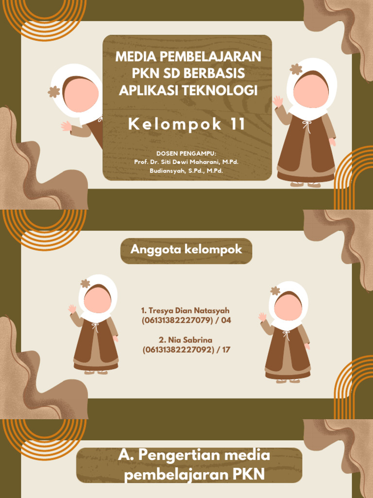 Kel. 11 - Media Pembelajaran PKN SD Berbasis Aplikasi Teknologi | PDF | Karier & Perkembangan