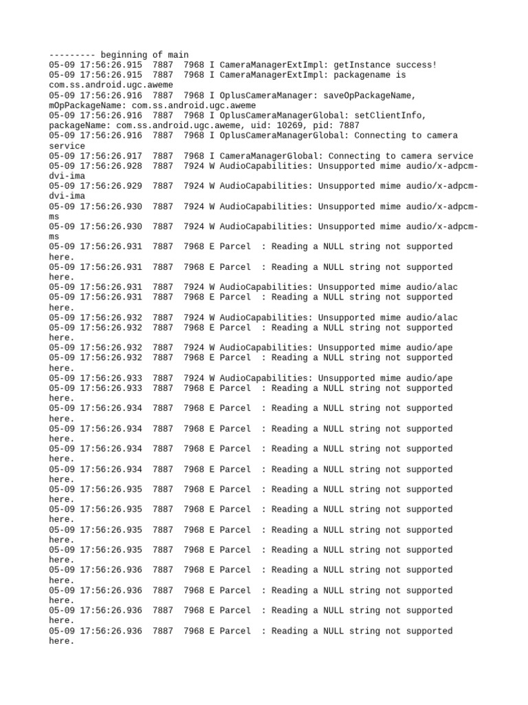 Log Cat 1715252186792 | PDF | Software Engineering | Computer Engineering