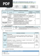 Sesión de Aprendizaje 2025 | PDF
