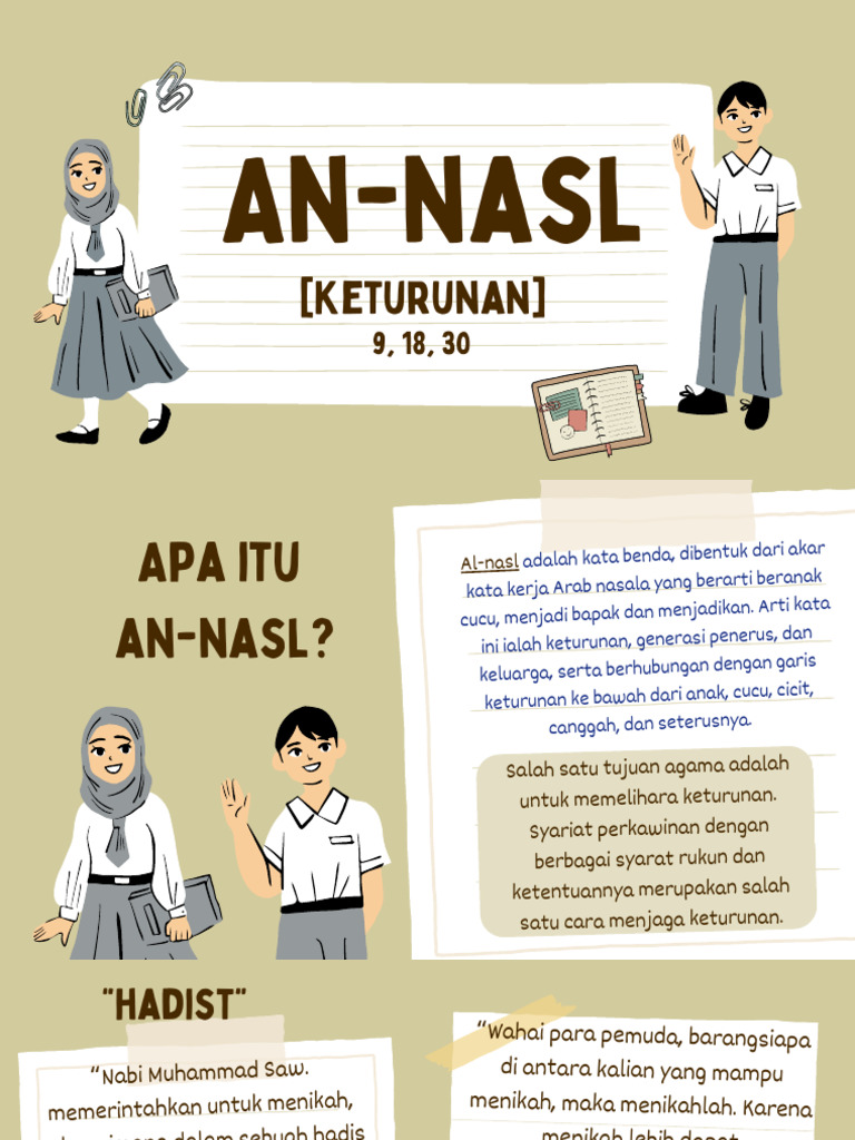 Presentasi Kelompok V An-Nasl - 20240508 - 073953 - 0000 | PDF