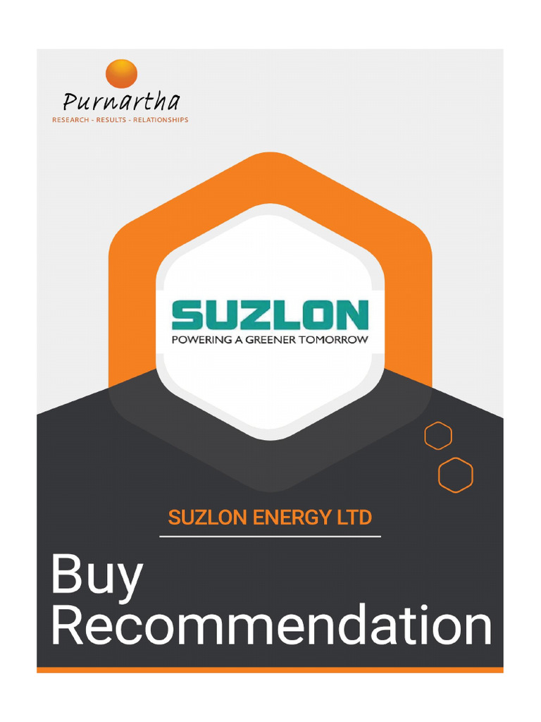 Suzlon Energy: A Strategic Buy | PDF | Renewable Energy | Solar Power