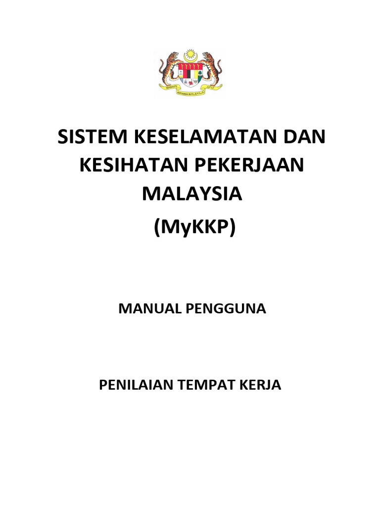 Panduan Penilaian Tempat Kerja MyKKP | PDF | Komputer