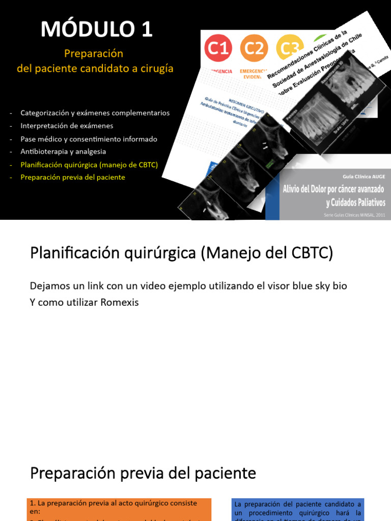 Planificación Quirurgica y Preparacion Del Paciente | PDF | Derecho