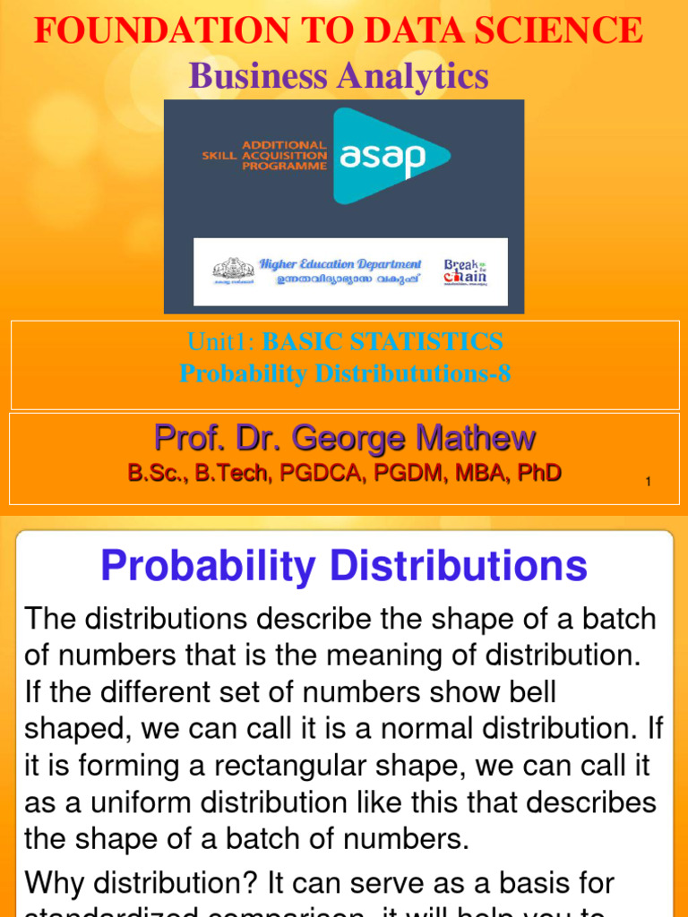 08 ASAP Business Analytics Probability Distributions | Download Free ...